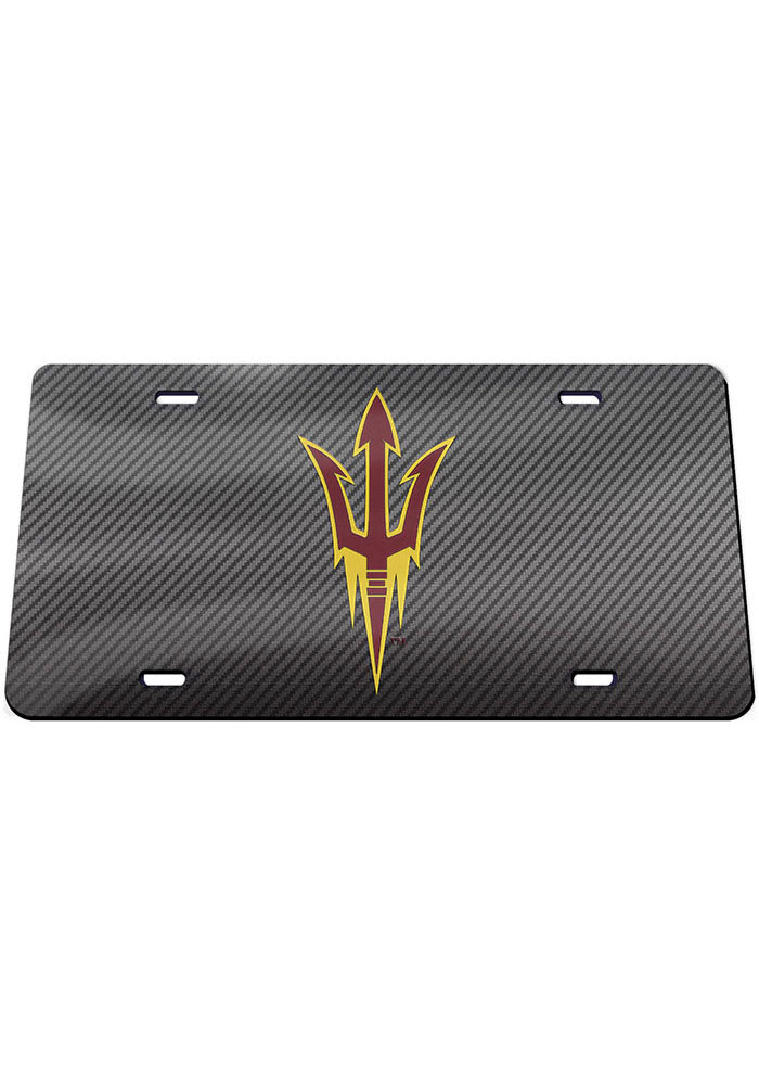 Arizona State Sun Devils License Plate- Arizona State Sun Devils GRAY ...
