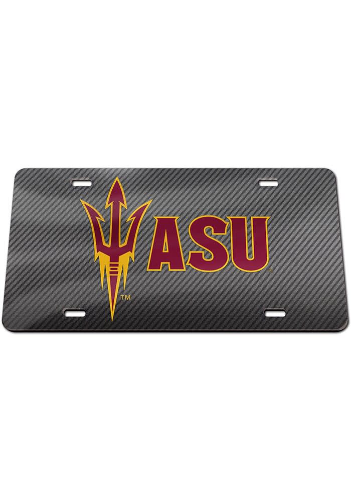 Arizona State Sun Devils License Plate- Arizona State Sun Devils GRAY ...