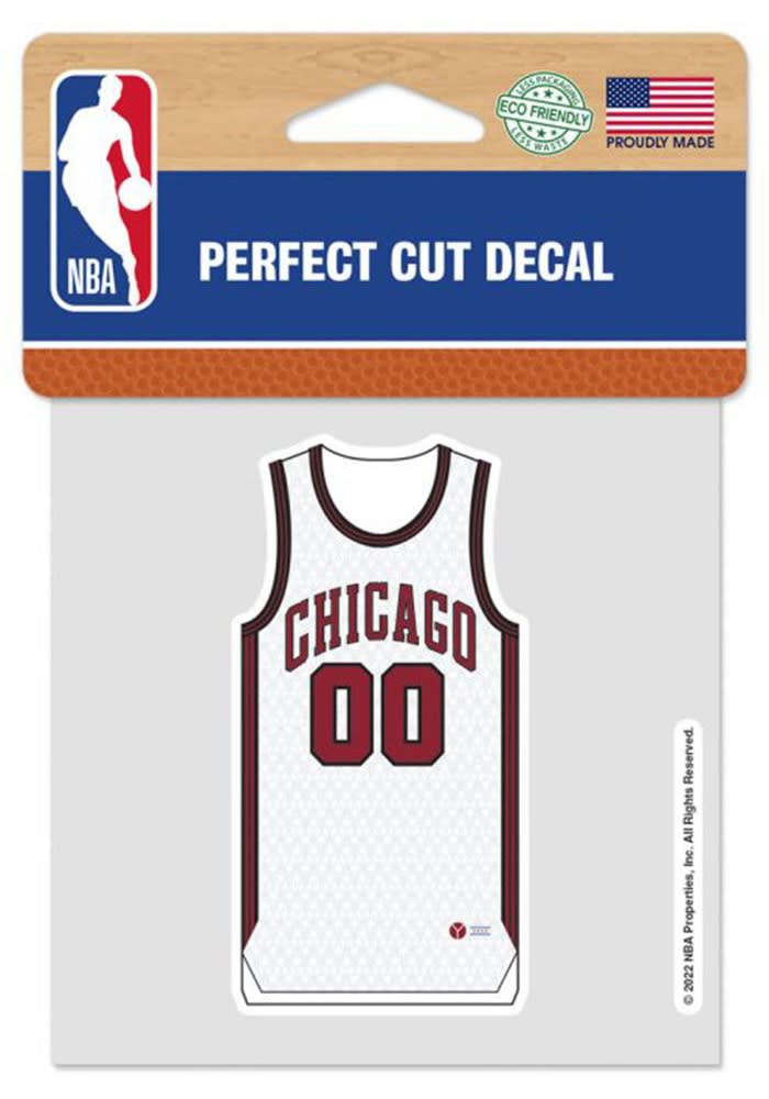 Chicago Bulls BLACK Jersey City Edition 4x4 Auto Decal - 5710644545