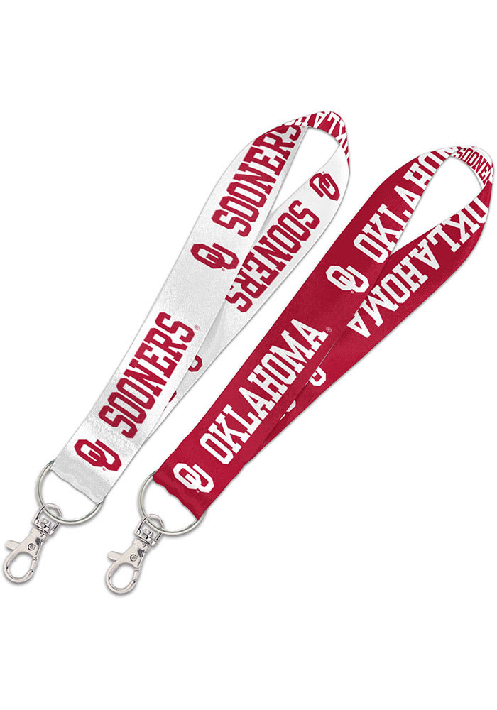 Oklahoma Sooners Red 1 inch Lanyard - 57106484