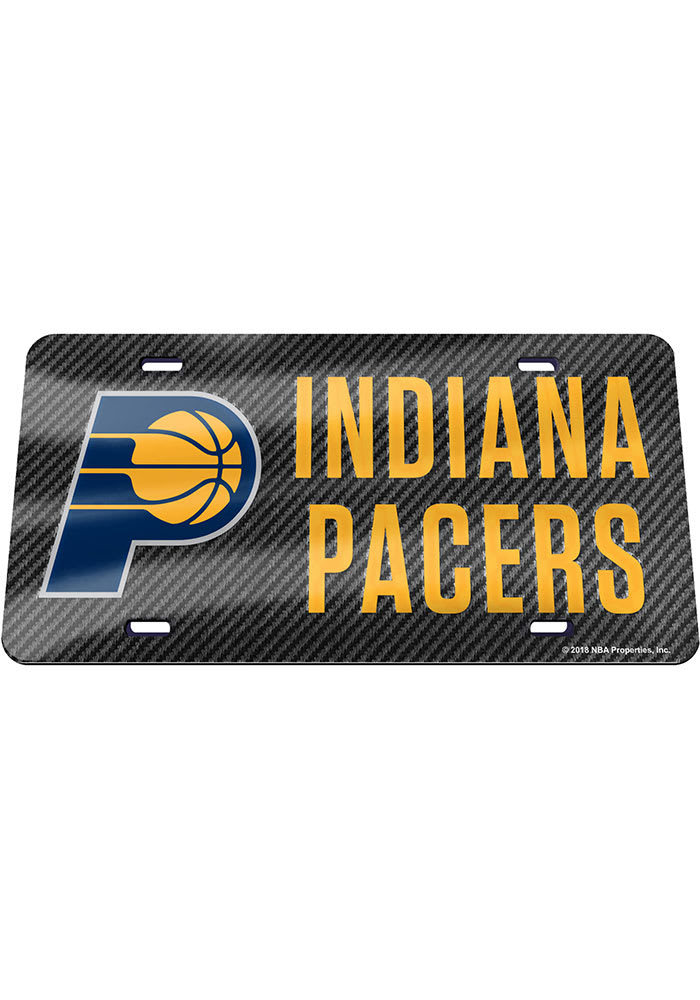 Indiana Pacers License Plate- Indiana Pacers NAVY Carbon Fiber ...