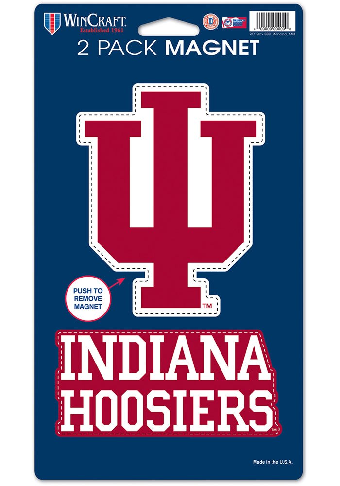 Indiana Hoosiers Red 2pk Magnet - 57107614