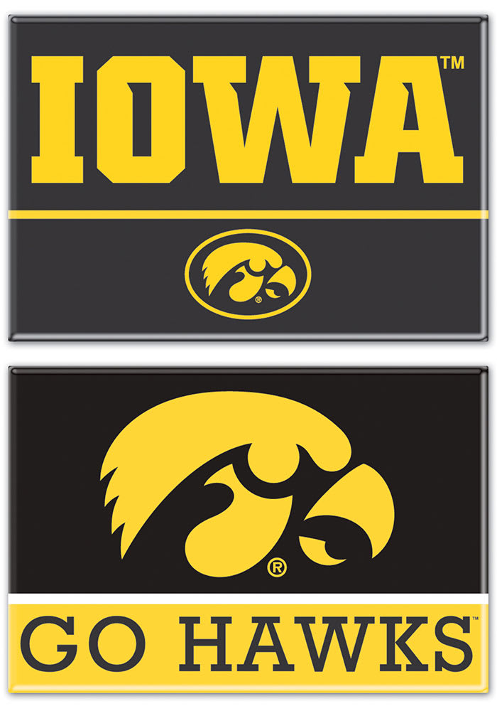 Iowa Hawkeyes GOLD 2pk 2x3 Magnet - 57107697