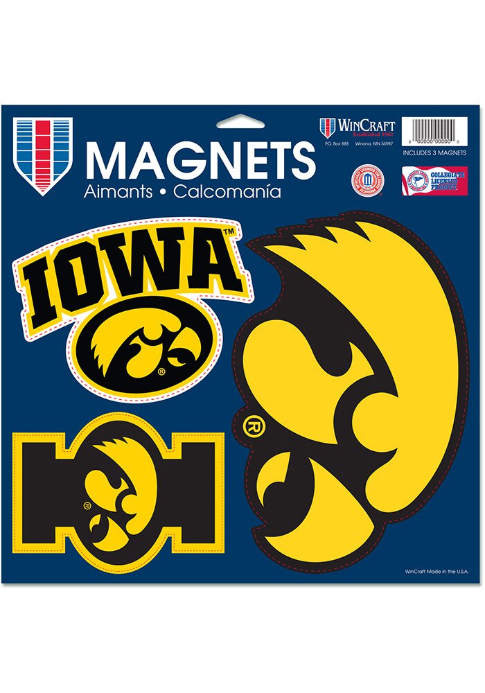 Iowa Hawkeyes GOLD Vinyl Magnet - 57107698