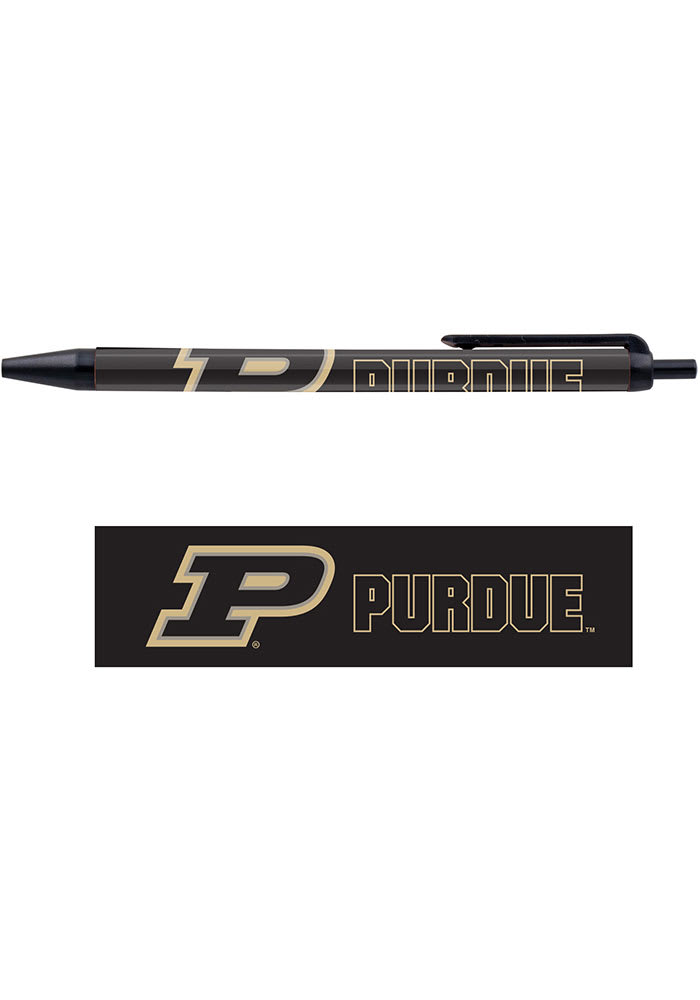 Purdue Boilermakers BLACK 5 Pack Pen - 57107834