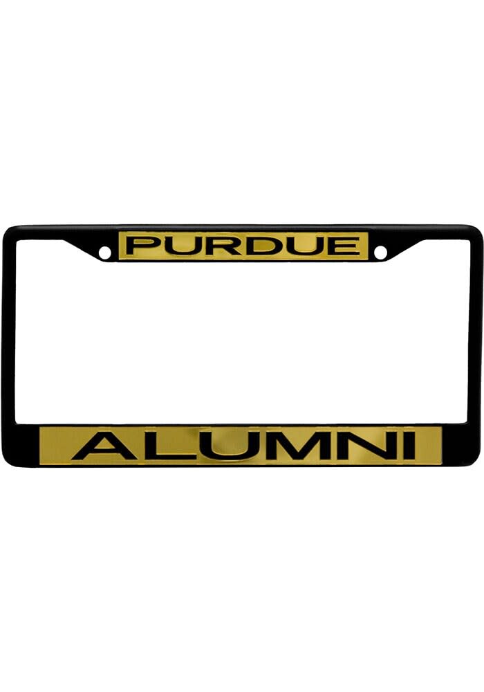 Purdue Boilermakers License Plate Frame - Purdue Boilermakers BLACK ...