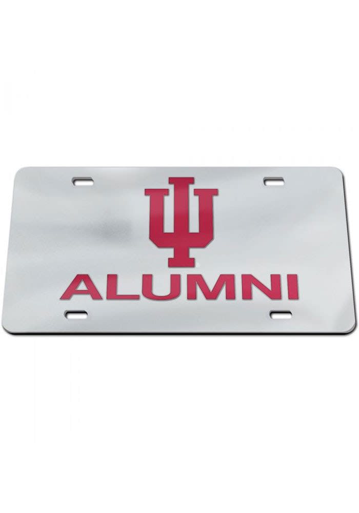 Indiana Hoosiers License Plate- Indiana Hoosiers Red Alumni Acrylic ...