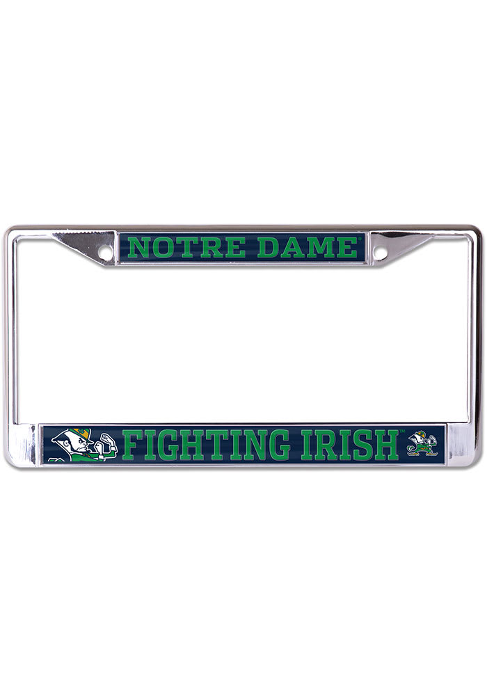 Notre Dame Fighting Irish License Plate Frame - Notre Dame Fighting ...