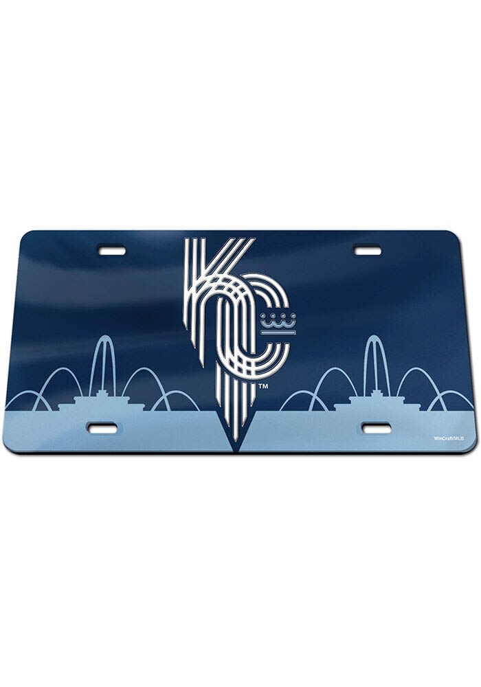 Kansas City Royals License Plate- Kansas City Royals NAVY City Connect ...
