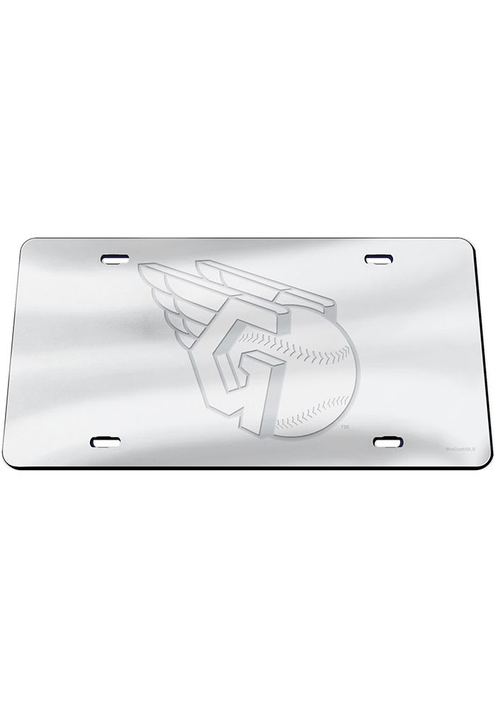 Cleveland Guardians License Plate- Cleveland Guardians SILVER Frosted ...