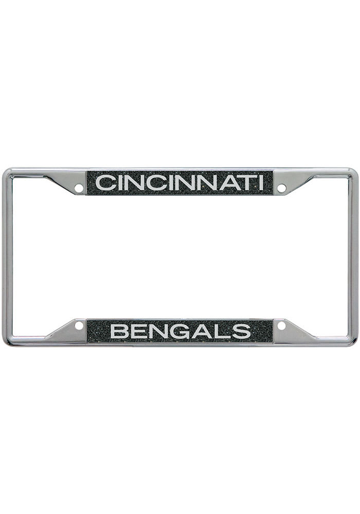Cincinnati Bengals License Plate Frame - Cincinnati Bengals BLACK Black ...