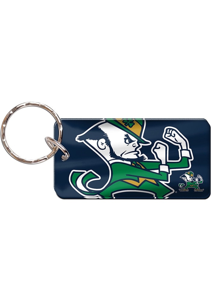 Notre Dame Fighting Irish NAVY Mega Line Keychain - 57110574