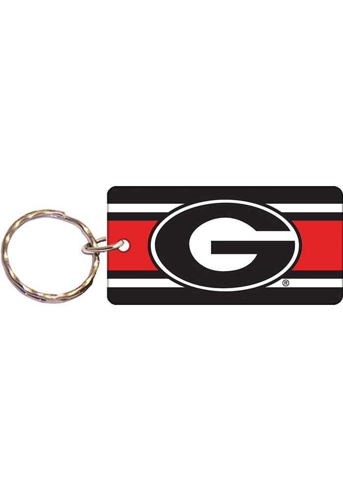Georgia Bulldogs Red Stripe Keychain - 57110588