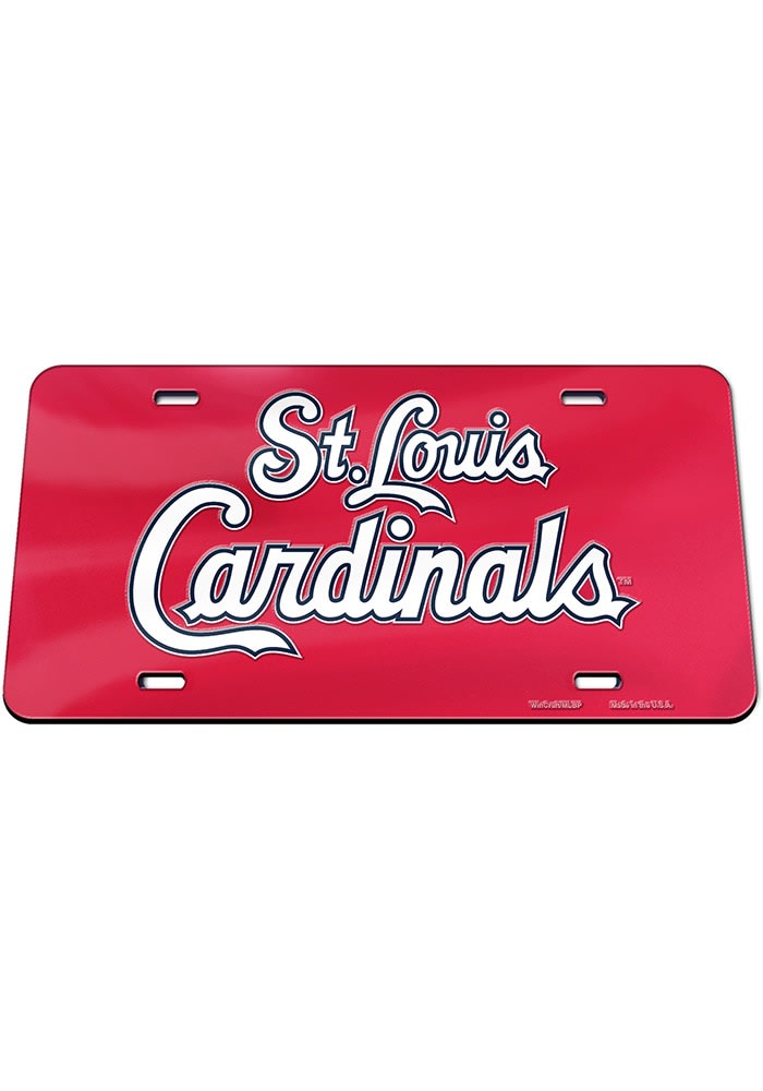 St Louis Cardinals License Plate- St Louis Cardinals Wordmark ...