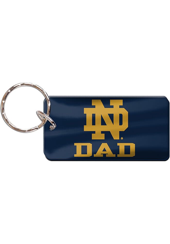Notre Dame Fighting Irish NAVY Dad Keychain - 57111368