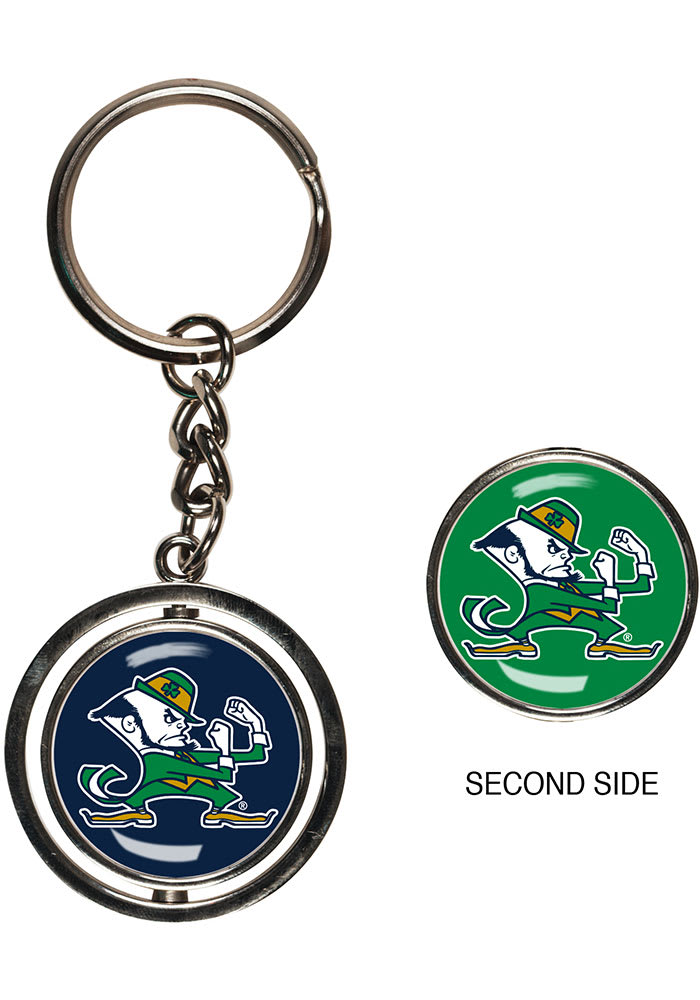 Notre Dame Fighting Irish NAVY Spinner Keychain - 57111370