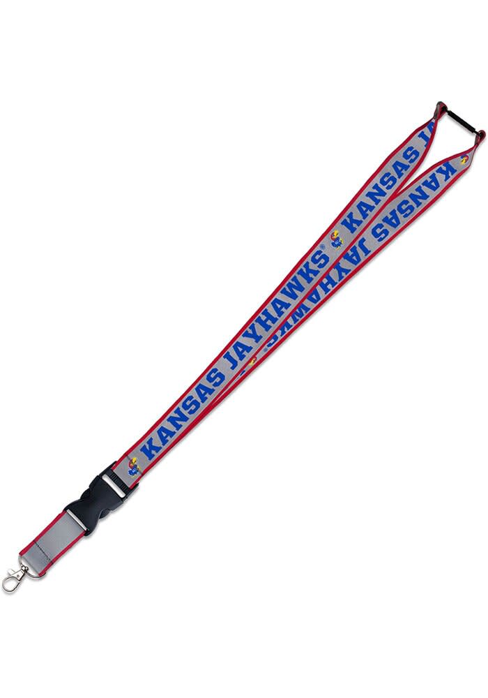 Kansas Jayhawks Red Reflective Lanyard - 57111514