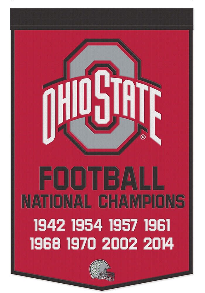 Ohio State Buckeyes Red 24x38 Celebration Banner - 57111648