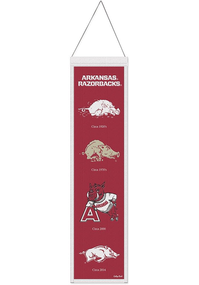 Arkansas Razorbacks Red 8x32 Evolution Banner - 57111709