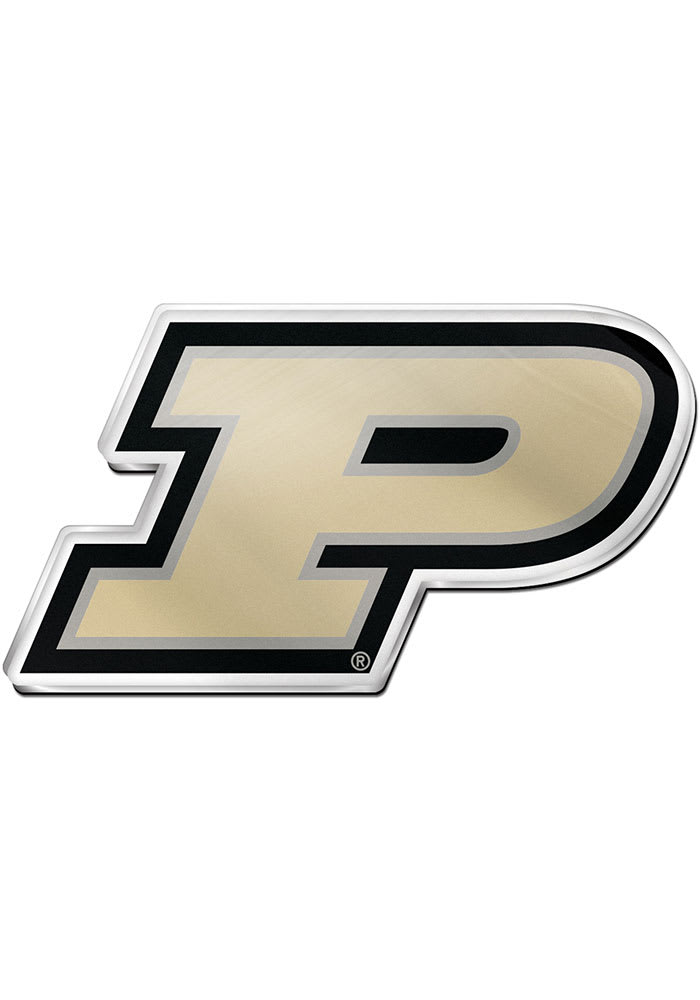 Purdue Boilermakers BLACK Color Acrylic Car Emblem - 57111838