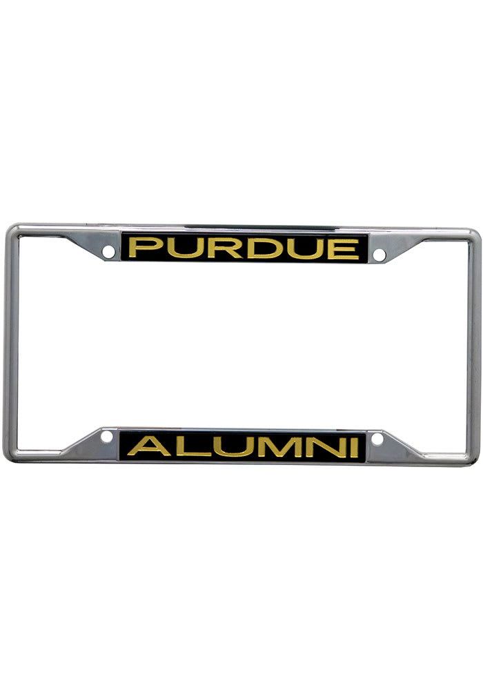 Purdue Boilermakers License Plate Frame - Purdue Boilermakers BLACK ...