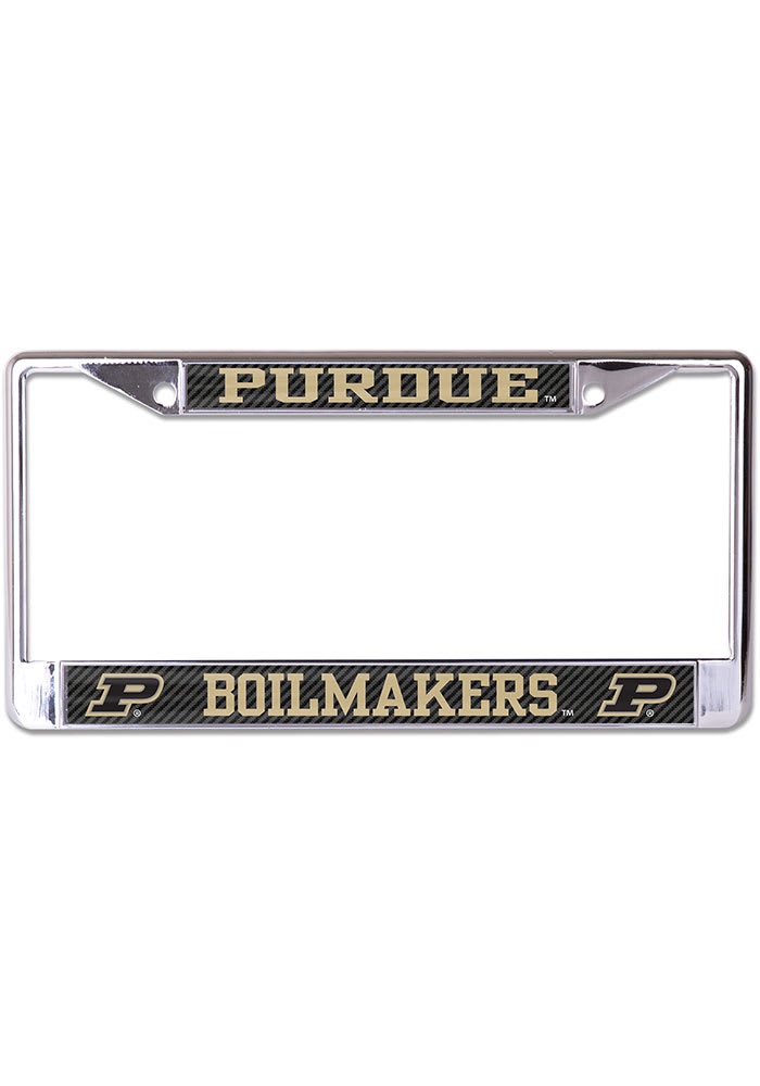 Purdue Boilermakers License Plate Frame - Purdue Boilermakers BLACK ...