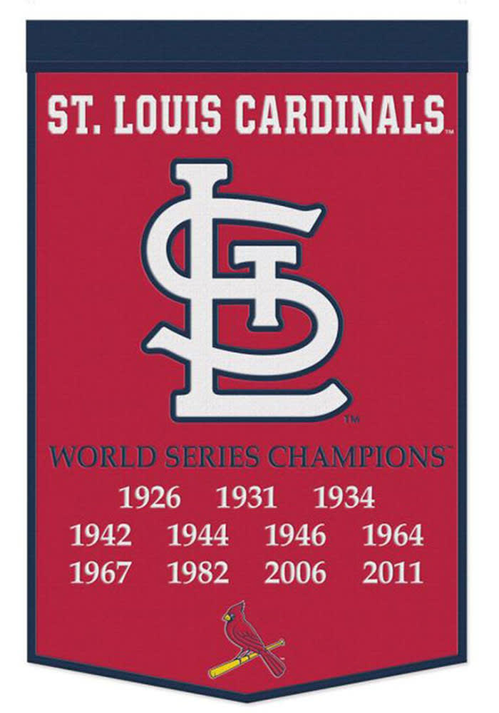 St Louis Cardinals Red 24x38 Champion Banner - 57111945