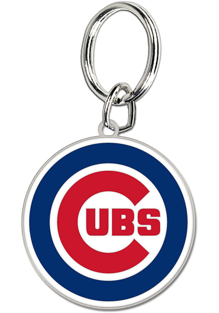 Chicago Cubs BLUE Logo Keychain - 57113843