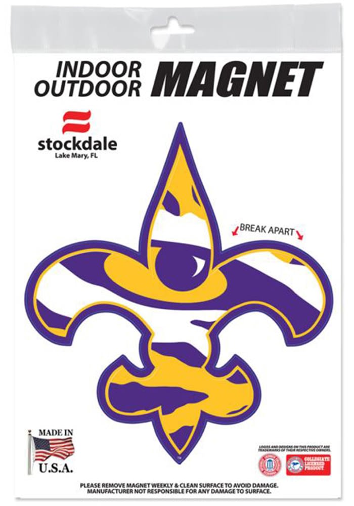 LSU Tigers PURPLE 5x7 Car Magnet - 57113937