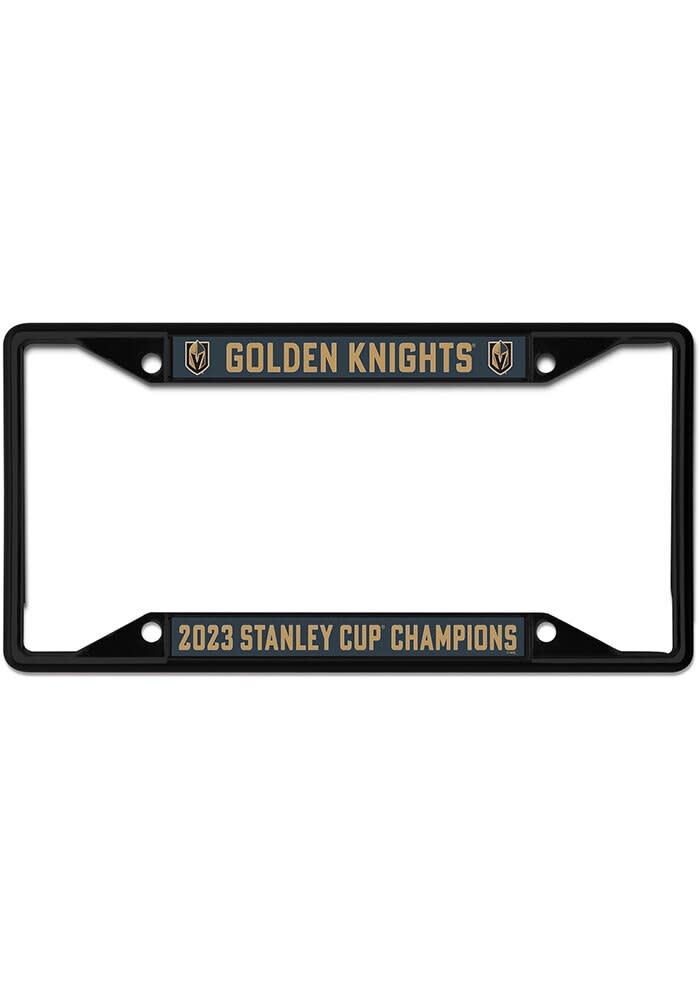 Vegas Golden Knights License Plate Frame - Vegas Golden Knights BLACK ...