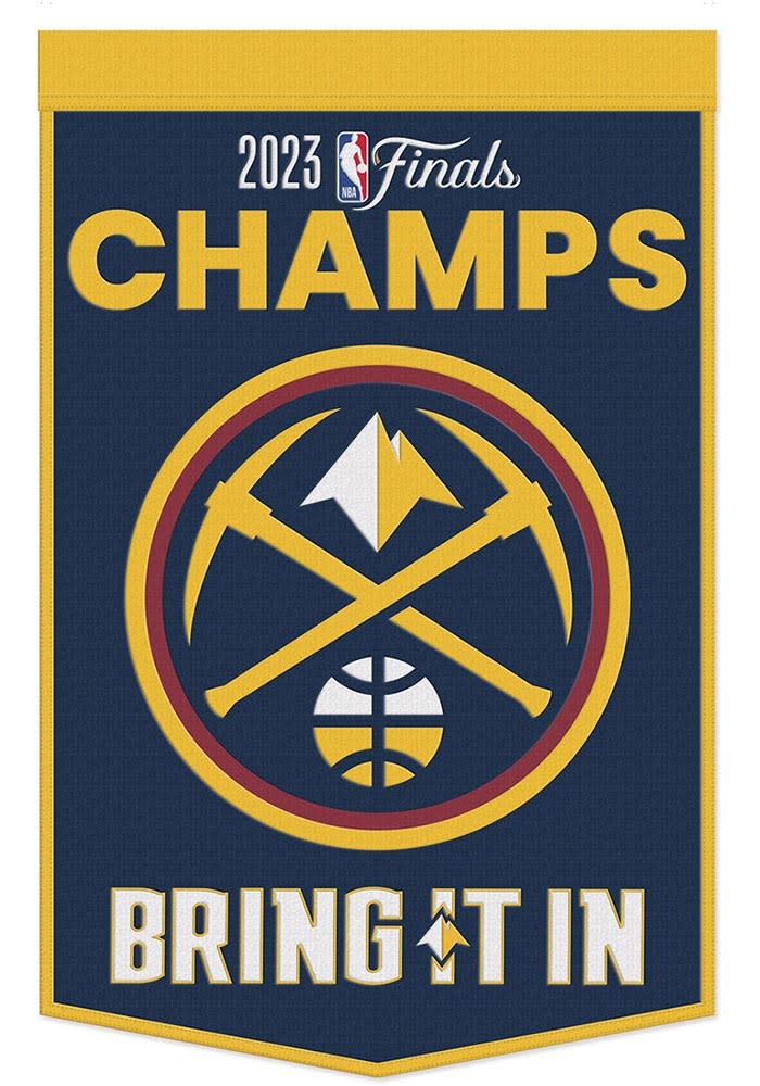 Denver Nuggets 2023 NBA Finals Champions 24x38 Banner