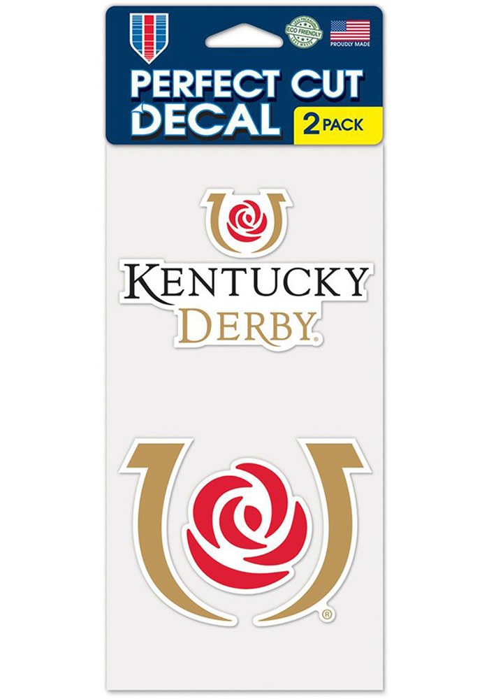 Kentucky Derby Red Kentucky Derby 3pk Auto Decal - 57114544