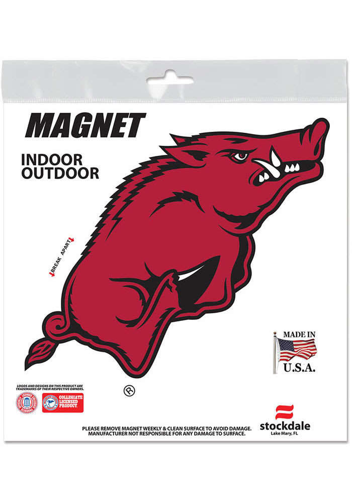 Arkansas Razorbacks Red 6x6 Magnet - 57115114