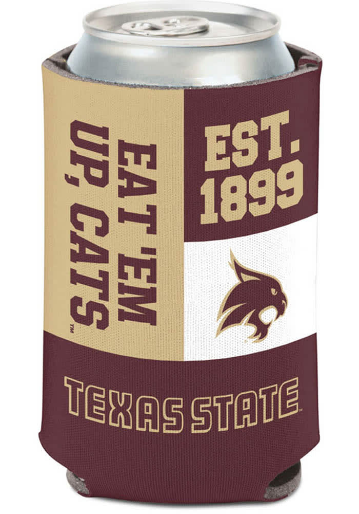 Texas State Bobcats MAROON/GOLD Color Block Coolie - 57115344