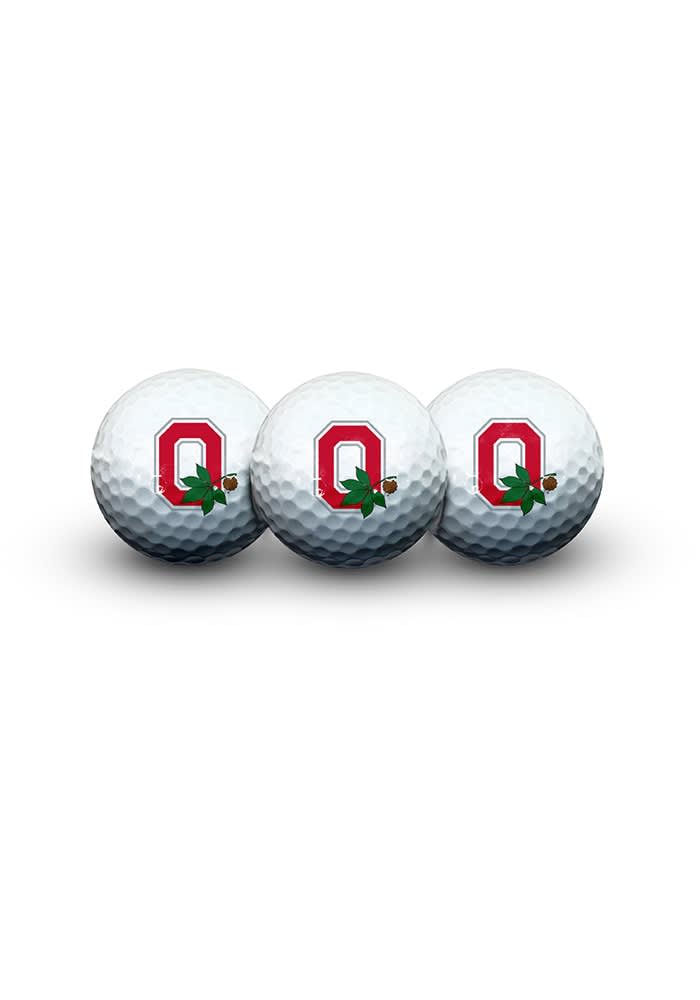 Ohio State Buckeyes Red 3 Pack Golf Balls - 57115482