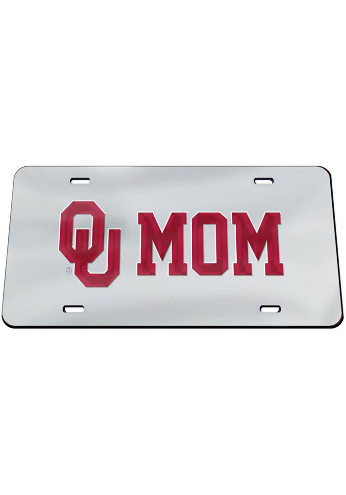 Oklahoma Sooners License Plate- Oklahoma Sooners RED Mom Style ...