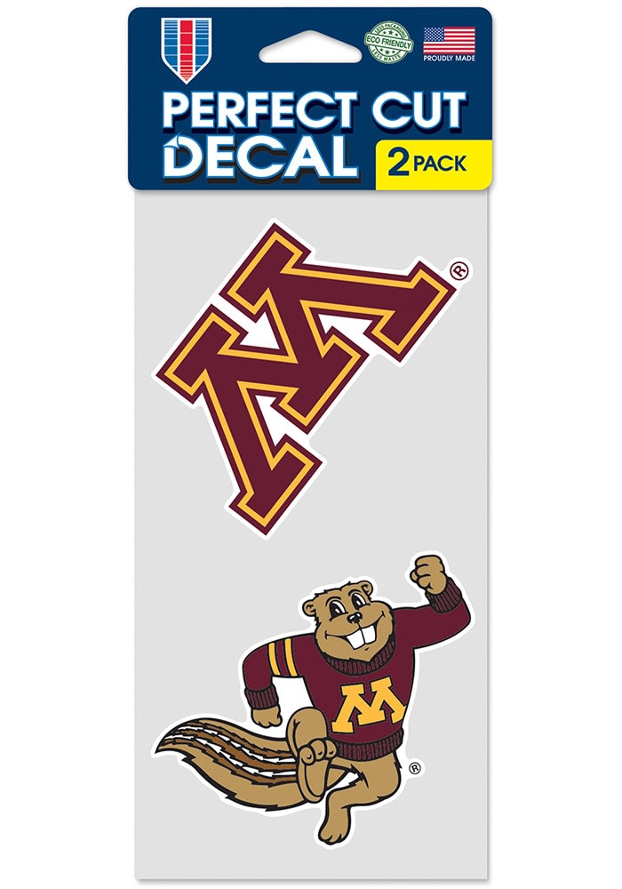 MAROON Minnesota Golden Gophers Perfect Cut Decal - 57116665