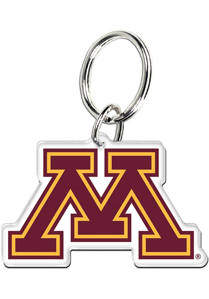 Minnesota Golden Gophers MAROON Team Logo Keychain - 57116688