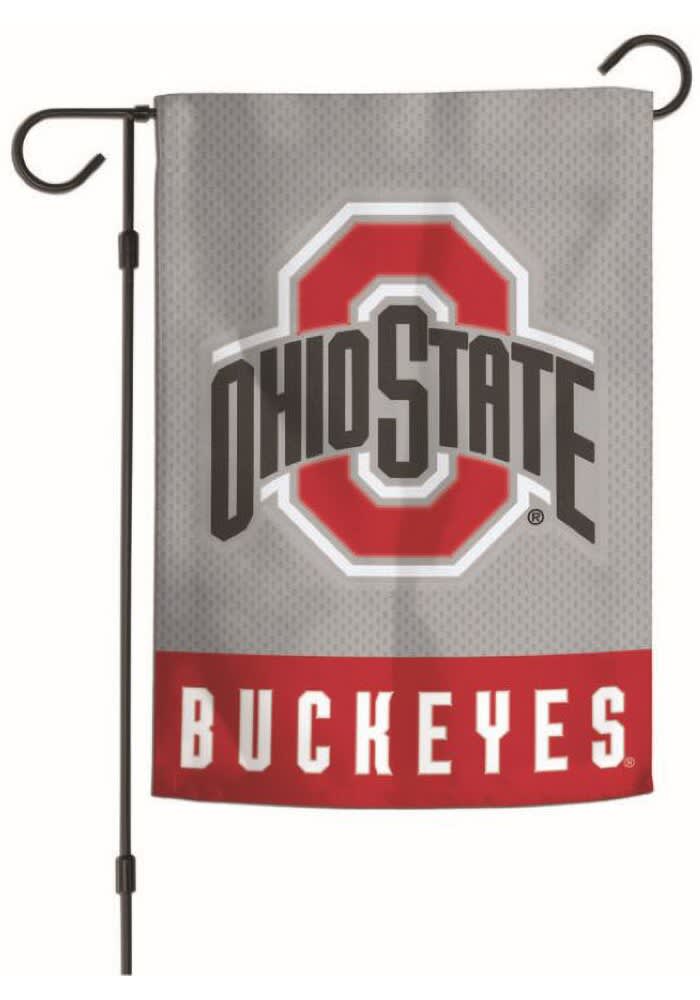 Ohio State Buckeyes Red 12x18 Applique Garden Flag - 57116729