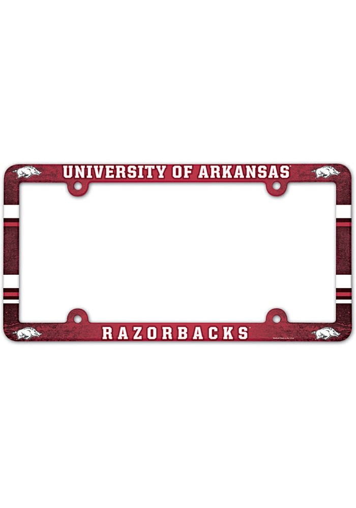 Arkansas Razorbacks License Plate Frame - Arkansas Razorbacks Red ...