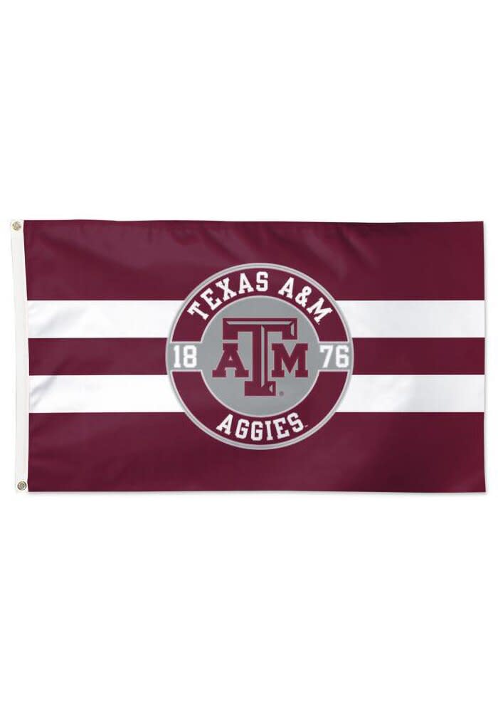 Texas A&M Aggies MAROON 3x5 Applique Applique Flag - 57116904