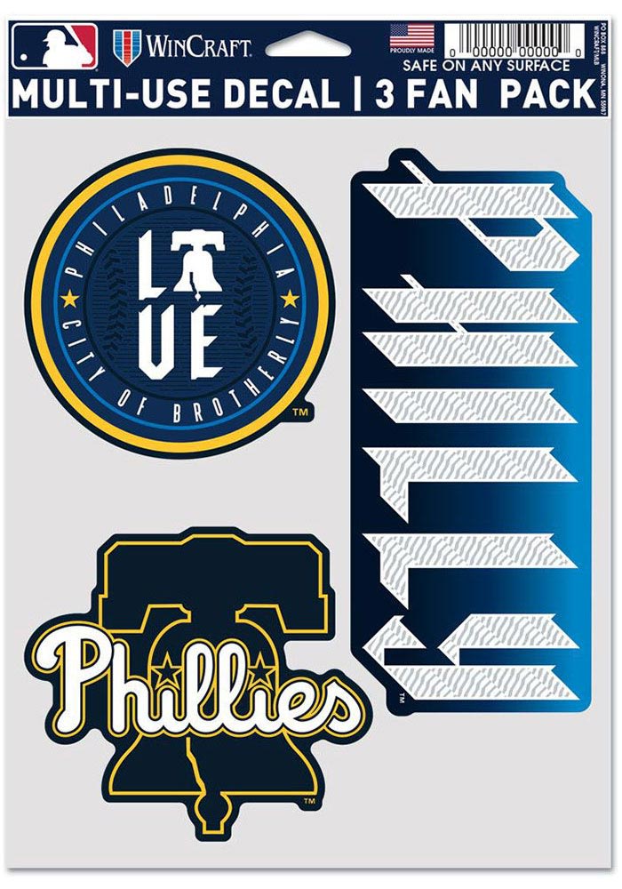 Philadelphia Phillies Red 2024 City Connect Auto Decal - 57116956