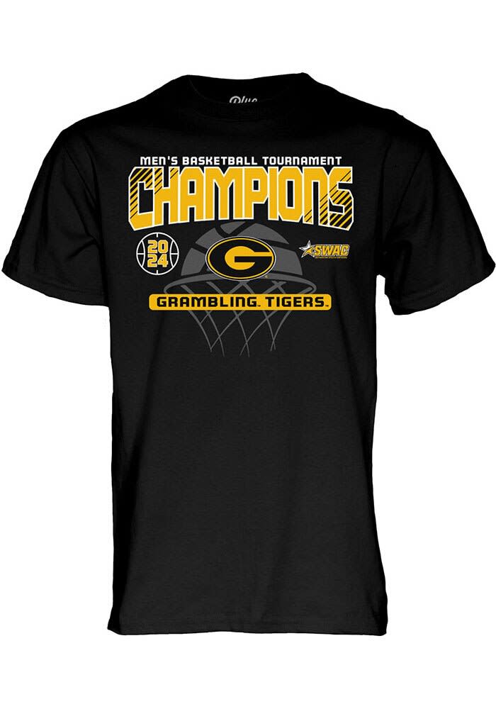 Grambling State Tigers BLACK 2024 SWAC Tournament Champions Short ...