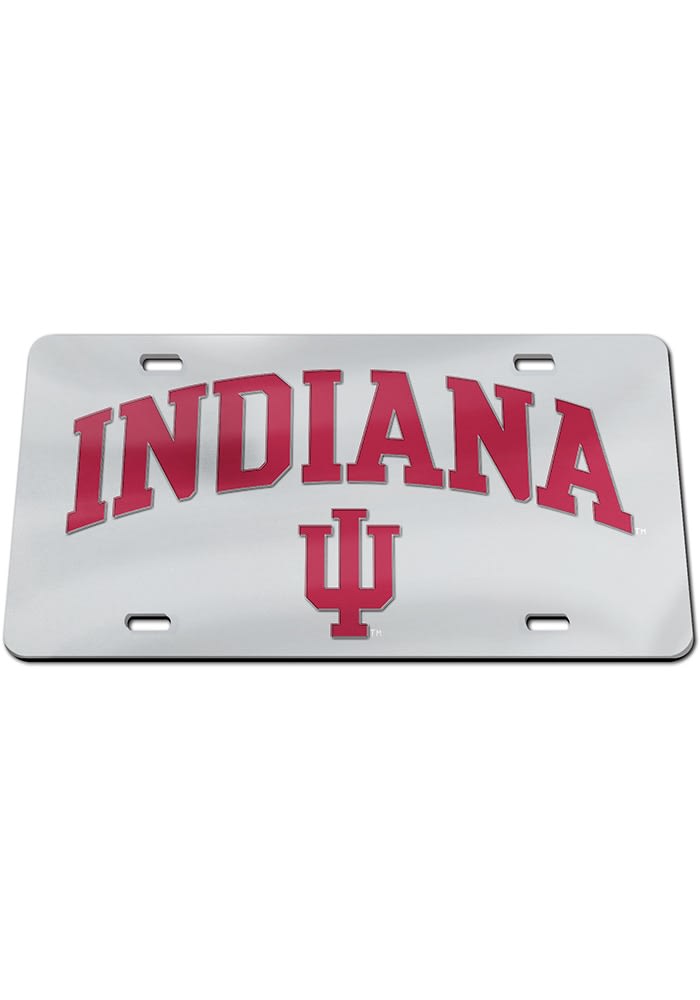 Indiana Hoosiers License Plate- Indiana Hoosiers Red Team Decorative ...
