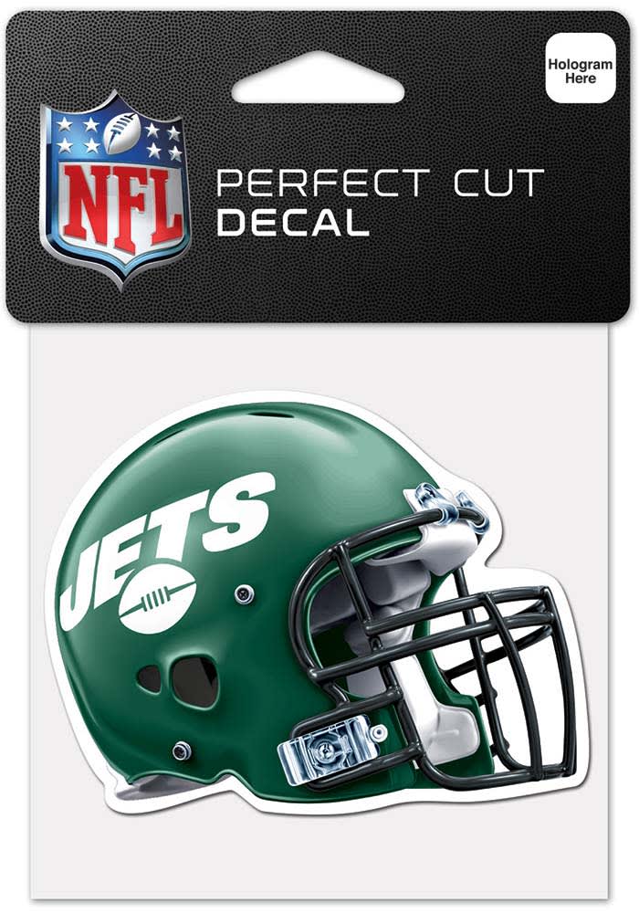 New York Jets GREEN Perfect Cut 4x4 Color Decal Auto Decal - 57117857