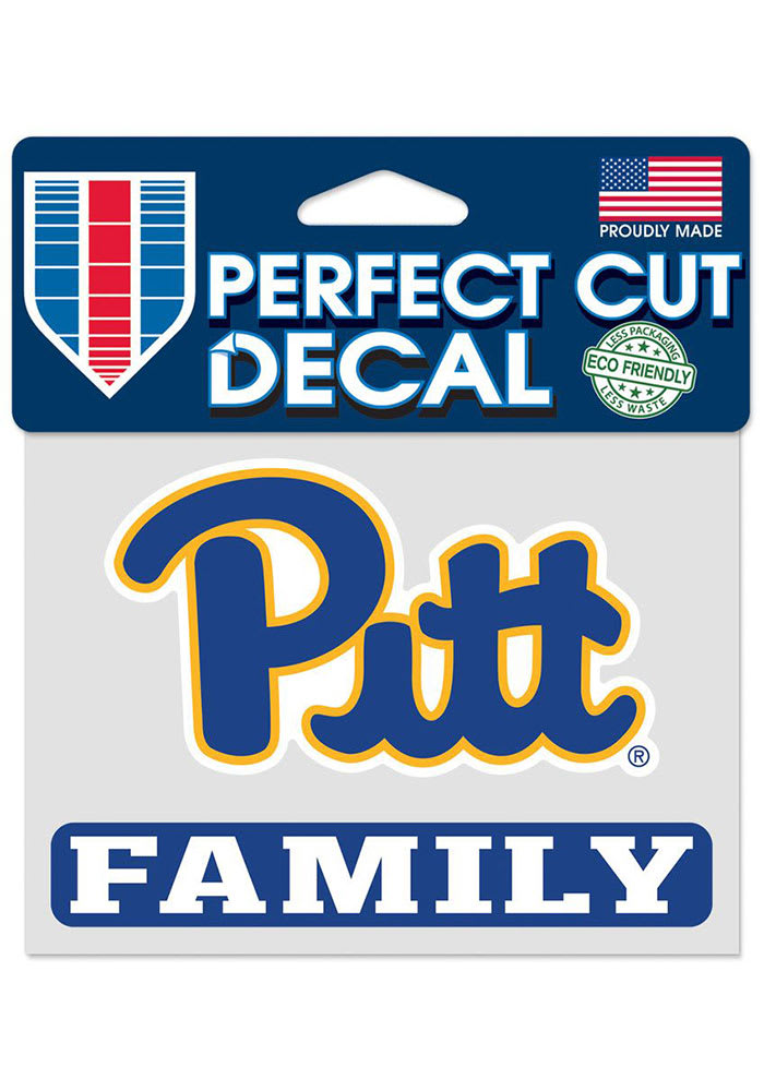 Pitt Panthers BLUE 4x5 Family Auto Decal - 57118199