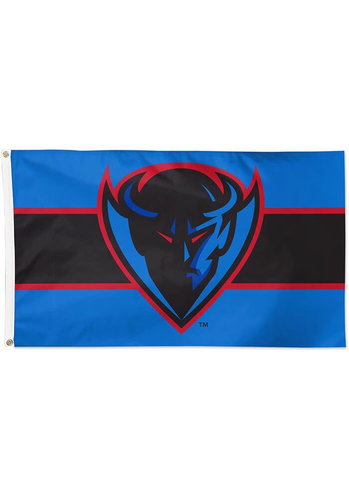 DePaul Blue Demons 3x5 BLUE Silk Screen Grommet Flag - 57118484