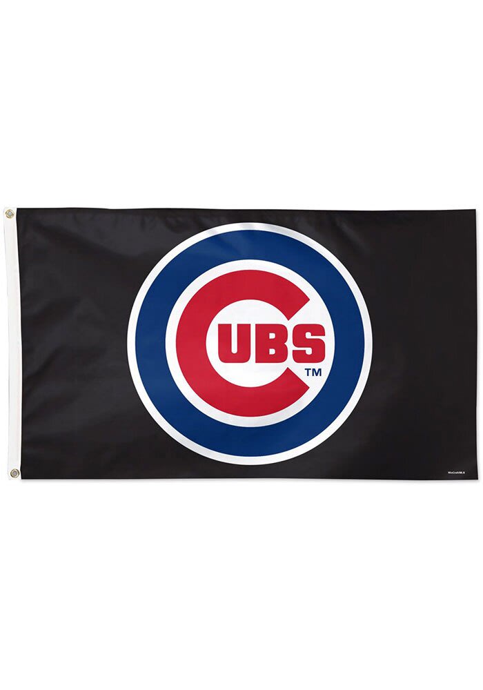 Chicago Cubs Atl Logo 3x5 BLUE Silk Screen Grommet Flag - 57119093