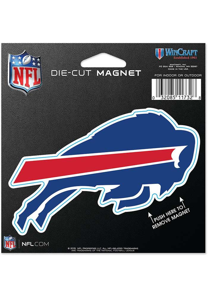 Buffalo Bills BLUE 4.5x6 Die Cut Magnet - 57119600