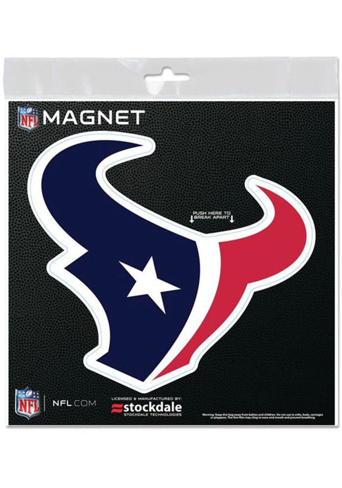 Houston Texans BLUE 6X6 Car Magnet - 57120265